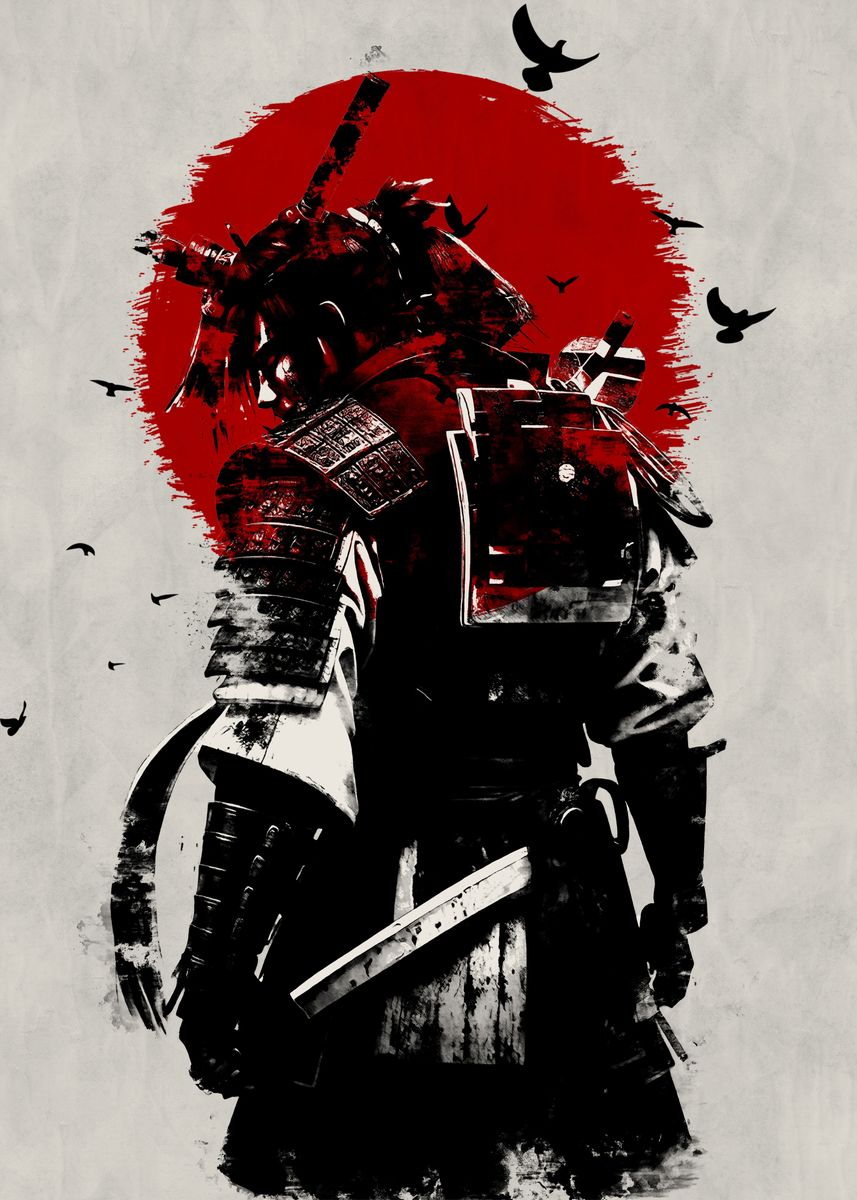 'Ghost of sarai in japanese' Poster, picture, metal print, paint by ...
