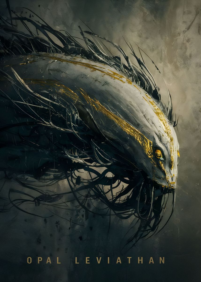 'Leviathan' Poster, picture, metal print, paint by Lukasz Kobylka ...