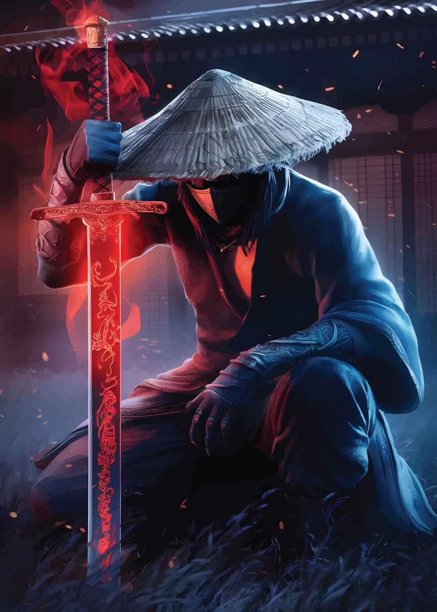 'Rengoku Demon Slayer Art ' Poster, picture, metal print, paint by ...
