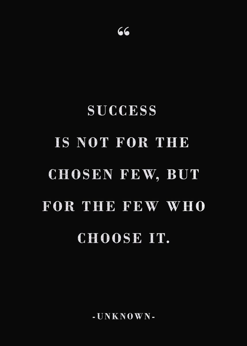 'Choose Success' Poster, picture, metal print, paint by Angel Ethereal ...