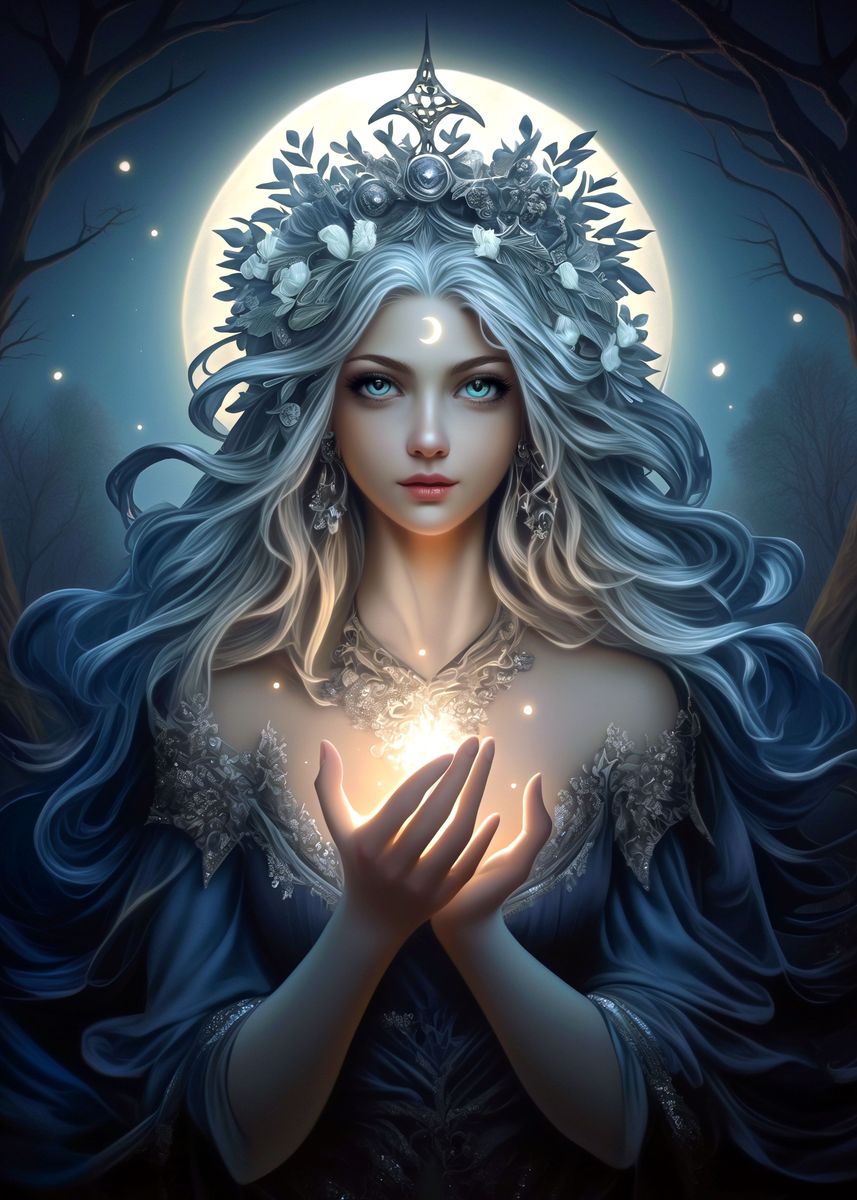 'Starlight Sovereign' Poster, picture, metal print, paint by Avalon ...