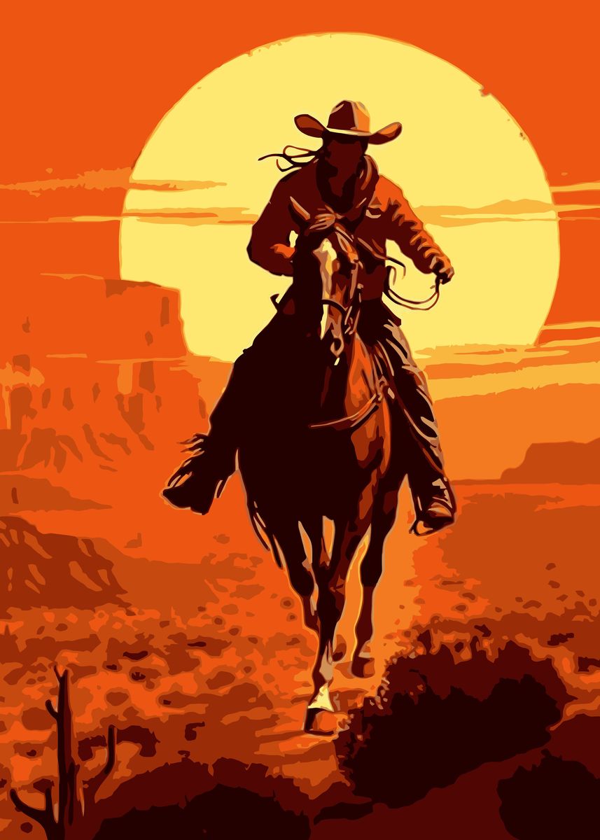 'Red Dead Redemption' Poster, picture, metal print, paint by William ...