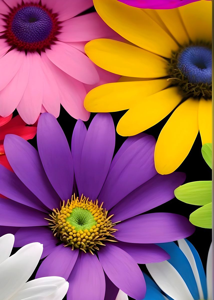 'wallpapers flower' Poster, picture, metal print, paint by pixar icia ...