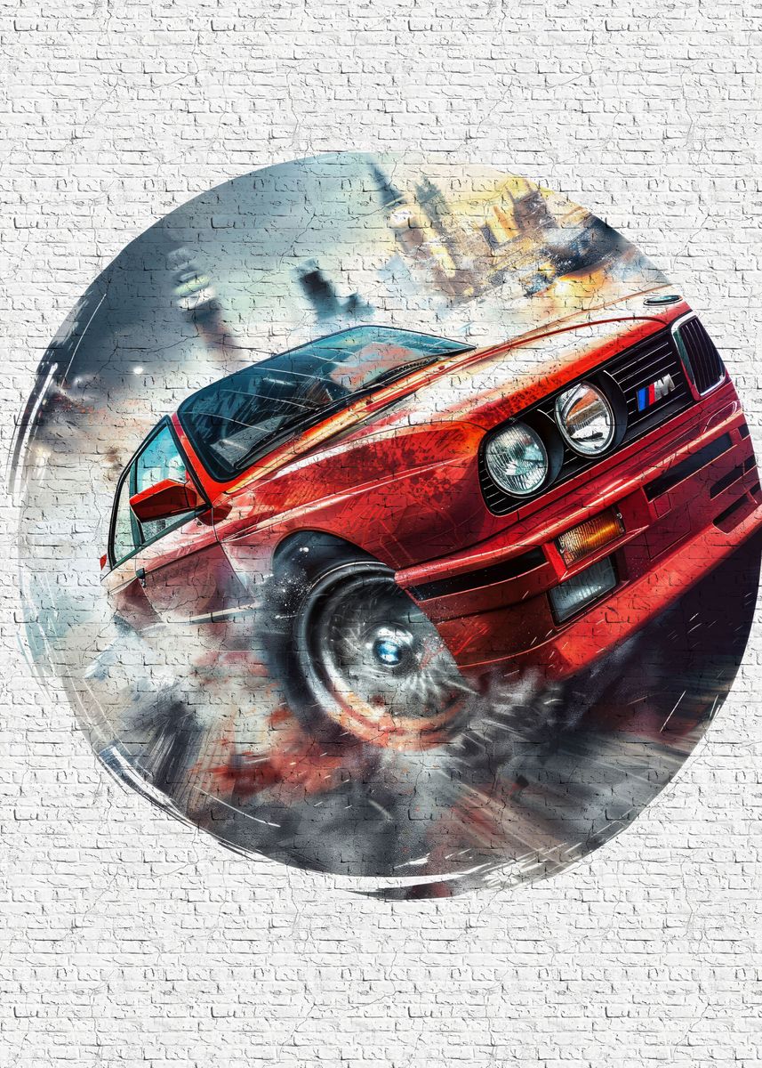 'BMW' Poster, picture, metal print, paint by GRAPHICMYSTICAL displate ...
