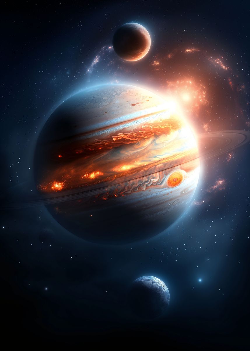 'Space 43' Poster, picture, metal print, paint by Andrew Turtsevych ...