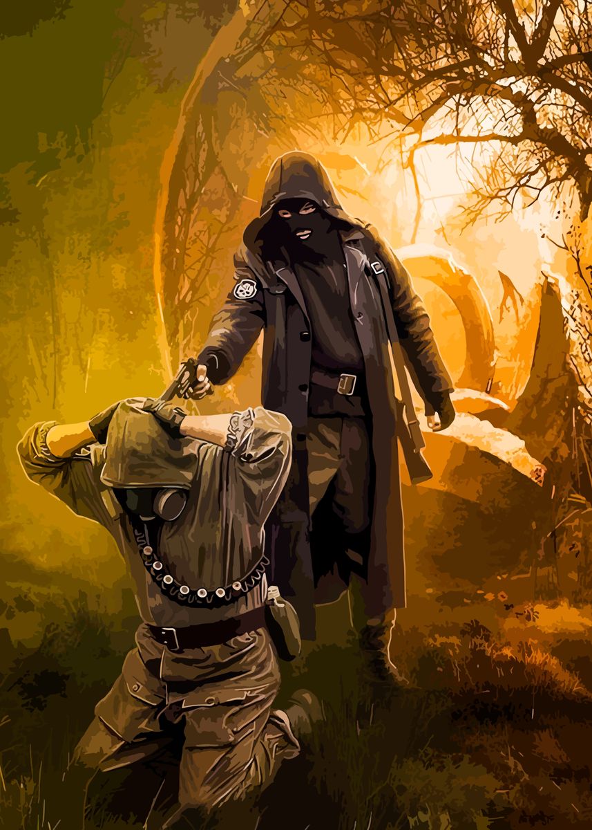 'Stalker game' Poster, picture, metal print, paint by Nevaeh | Displate