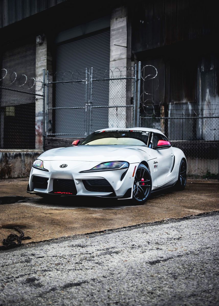 'toyota supra' Poster, picture, metal print, paint by Horror Cars ...