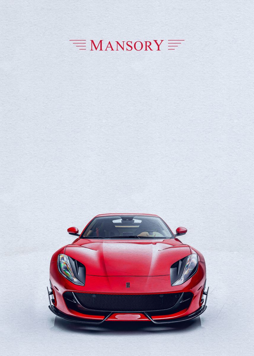 'Mansory Ferrari 812' Poster, picture, metal print, paint by Lee Rocks ...