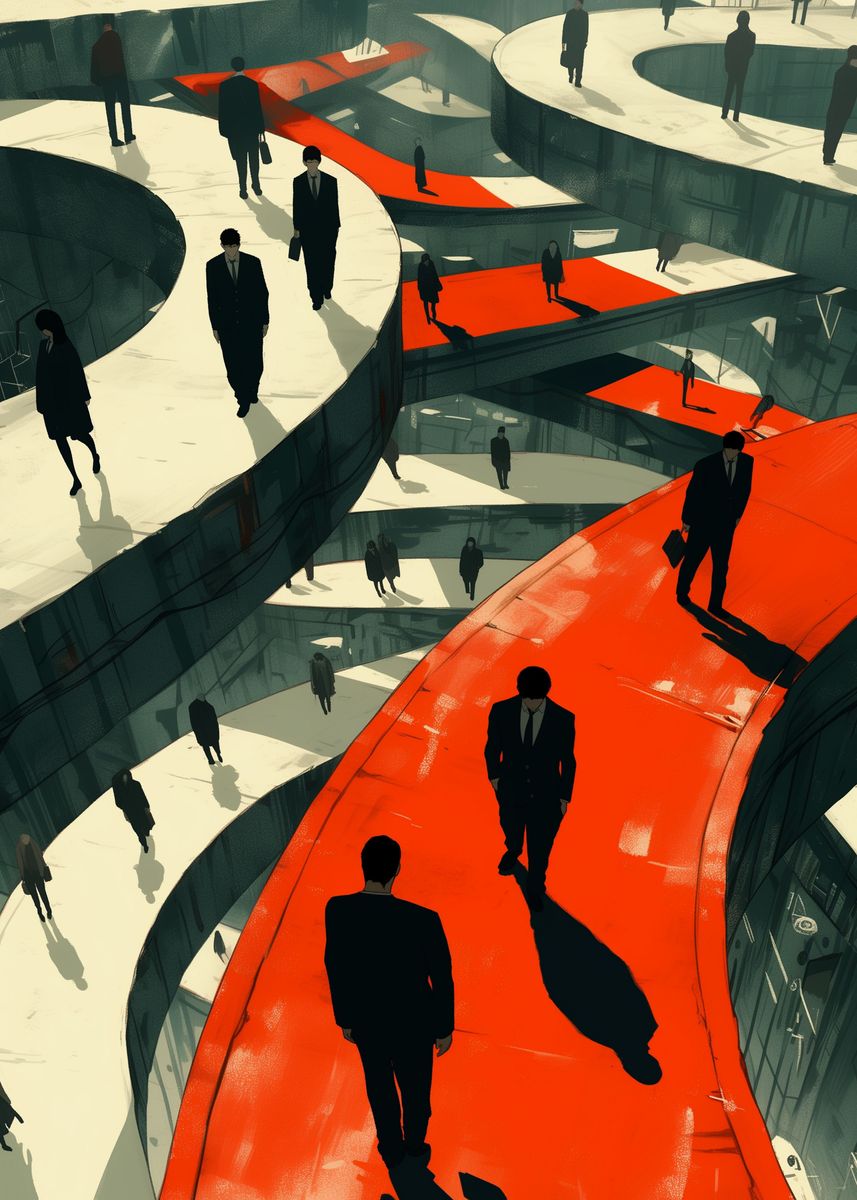 'Abnormal Core' Poster, picture, metal print, paint by Tomorrow Artz ...