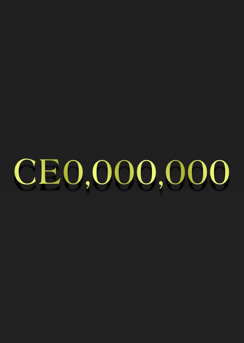 'Inspirational CEO Mindset' Poster, picture, metal print, paint by Team ...