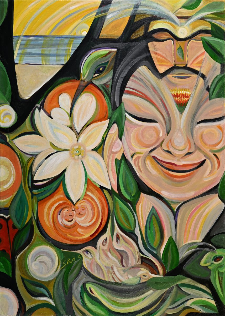 'My Joy' Poster, picture, metal print, paint by SASY Arts | Displate