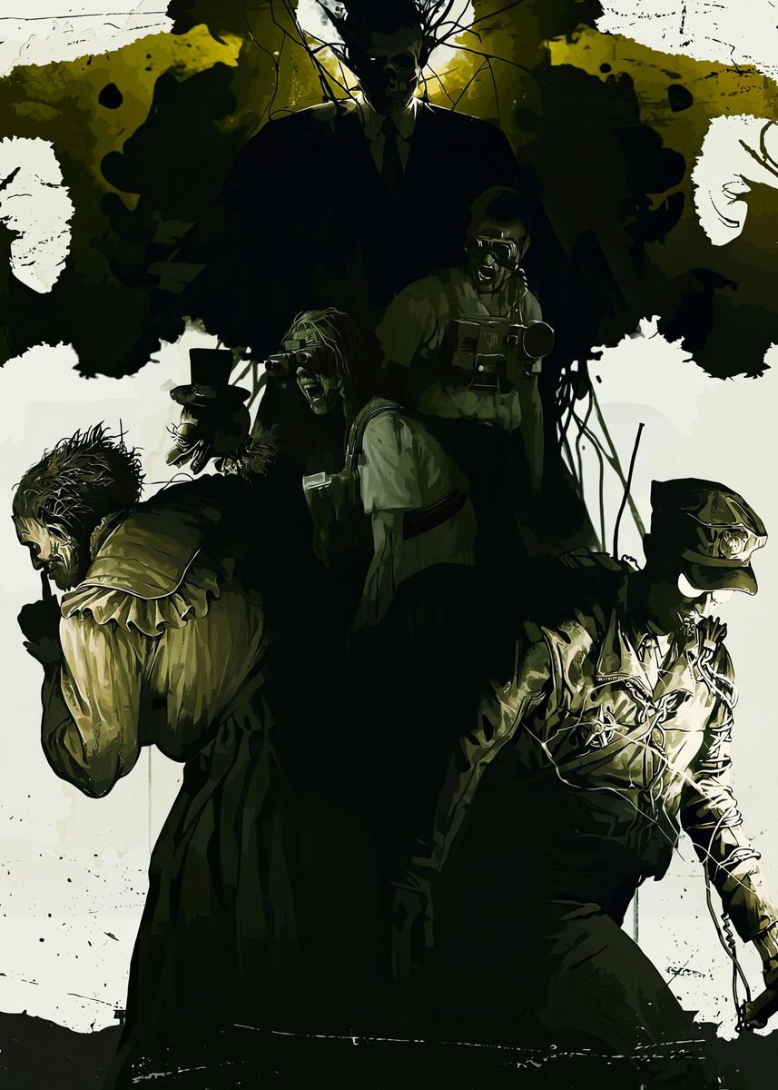 'Outlast Game' Poster, picture, metal print, paint by Shock Wave | Displate