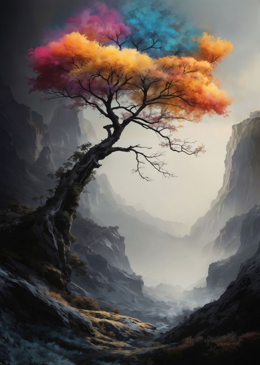 'Vibrant Sentinel' Poster, picture, metal print, paint by murtzart ...