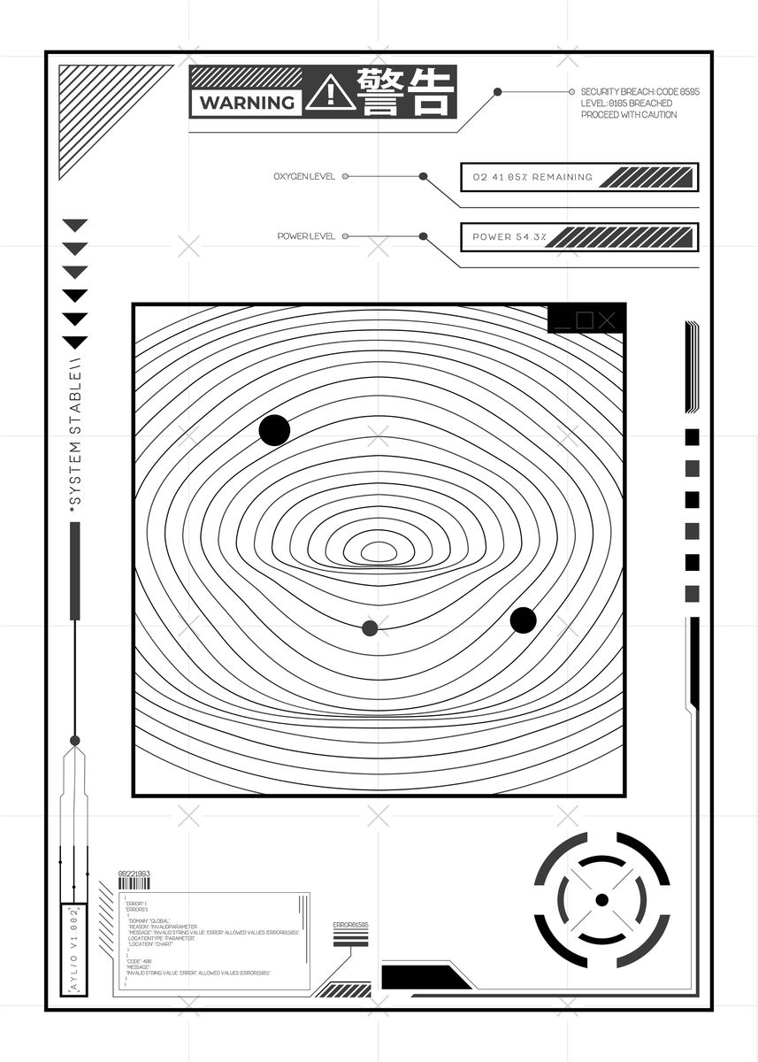 'Cyberpunk Cybercell BOW' Poster, picture, metal print, paint by ...