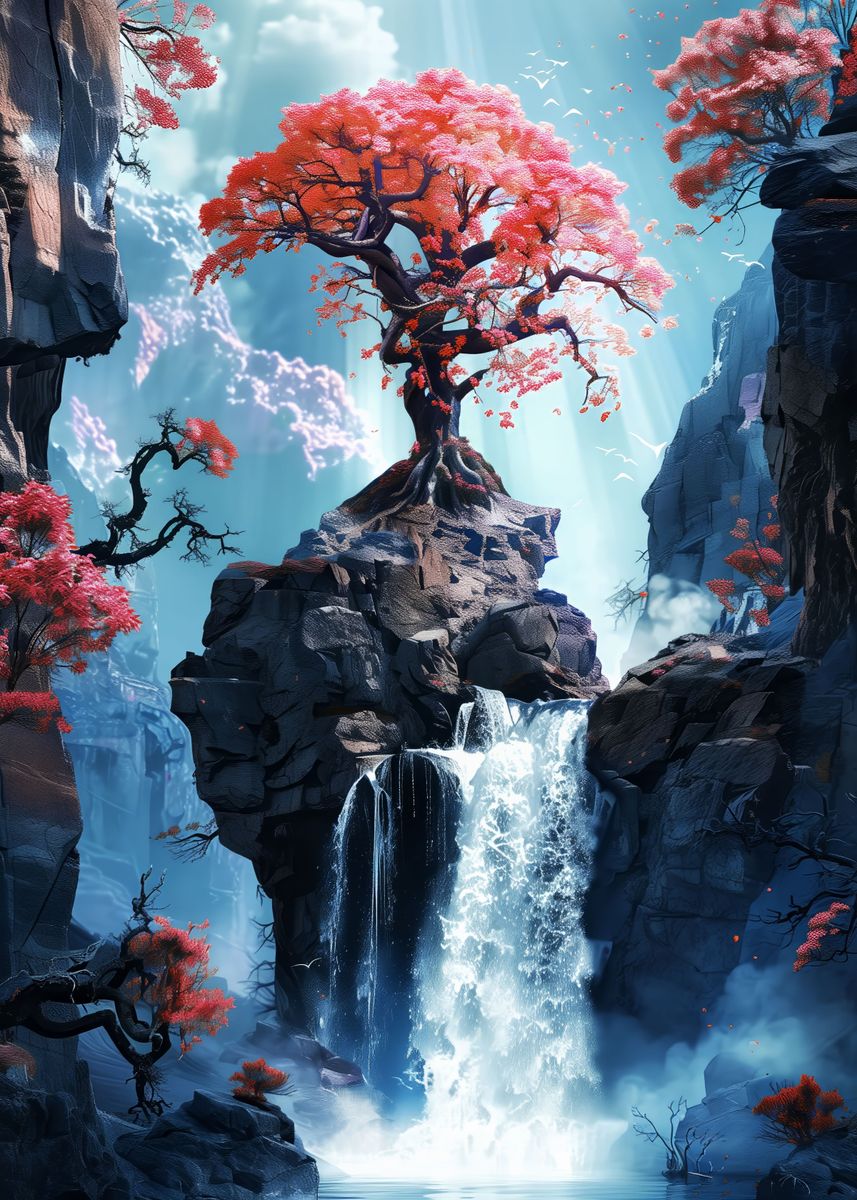 'Beautiful landscape ' Poster, picture, metal print, paint by Simon ...