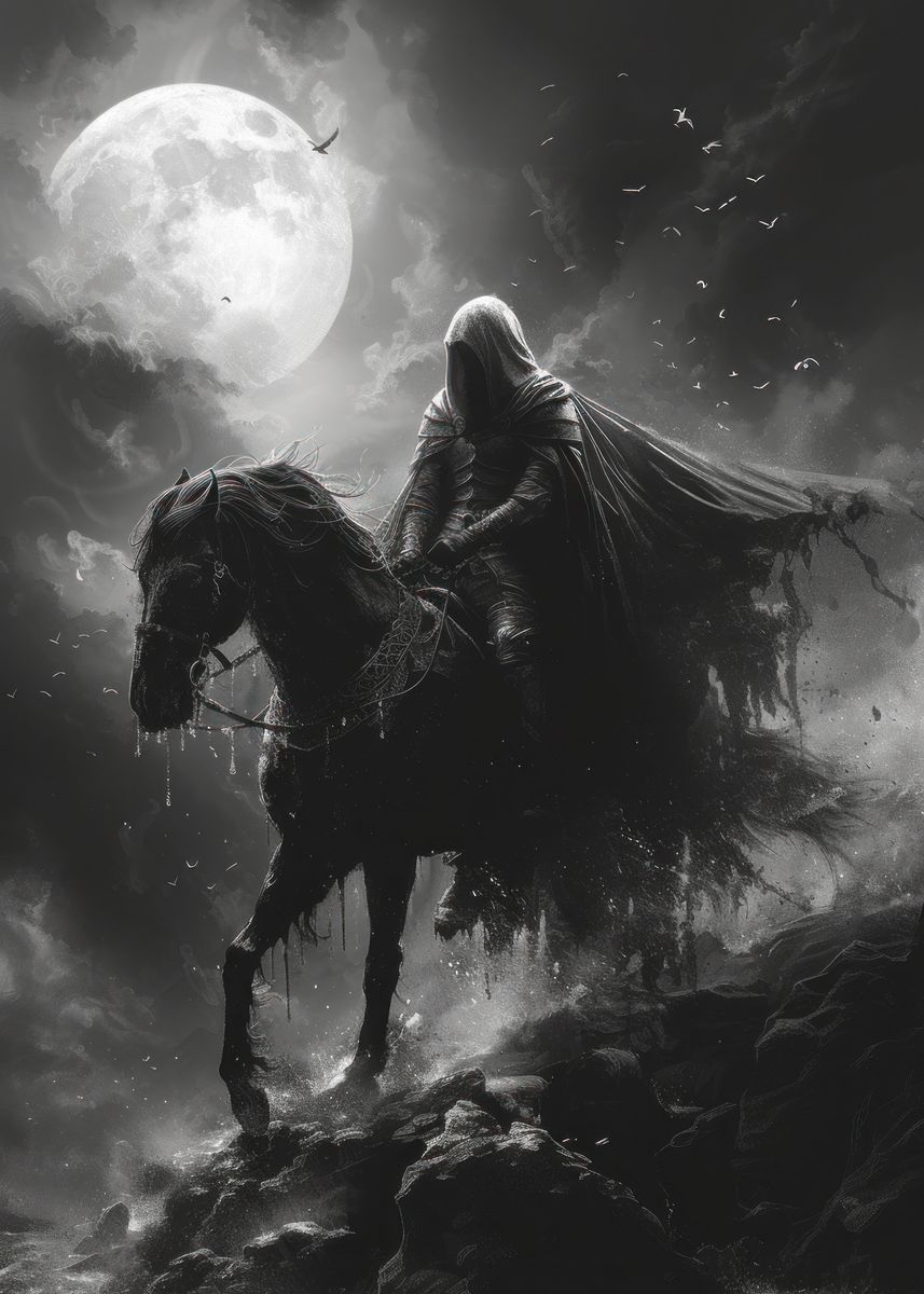 'Knight' Poster, picture, metal print, paint by Byrdyak | Displate