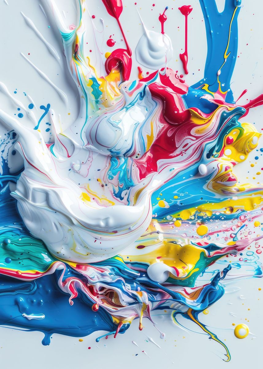 'color splash' Poster, picture, metal print, paint by Rachanin ...