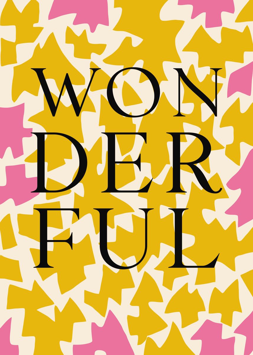 'Wonderful Modern Art' Poster, picture, metal print, paint by ...