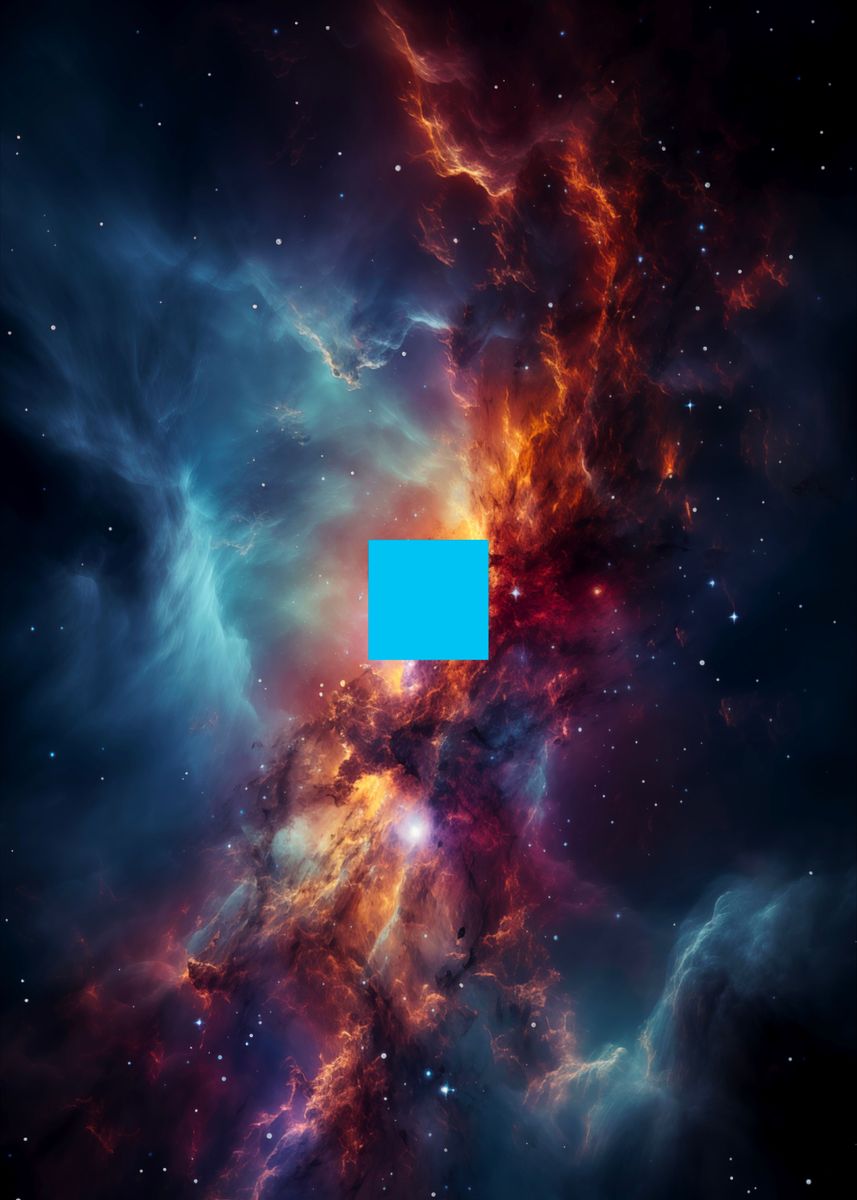 'ZIMA BLUE Albireo' Poster, picture, metal print, paint by Antonio ...