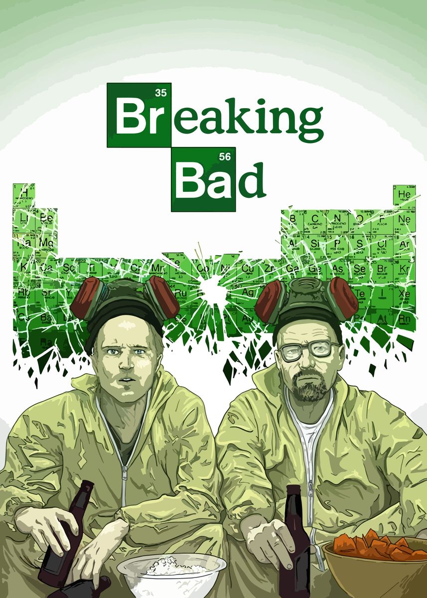 'Breaking Bad' Poster, picture, metal print, paint by ART HEY | Displate