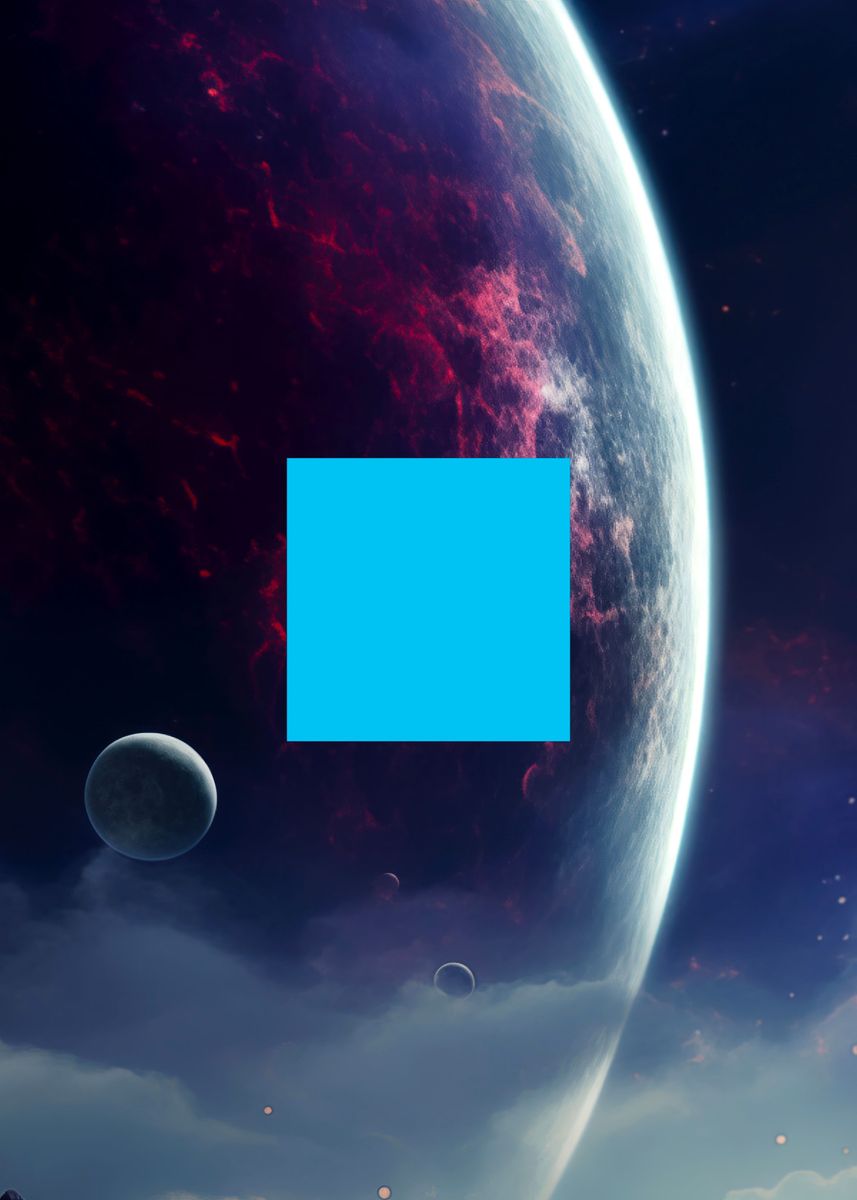 'ZIMA BLUE Phobos' Poster, picture, metal print, paint by Antonio ...