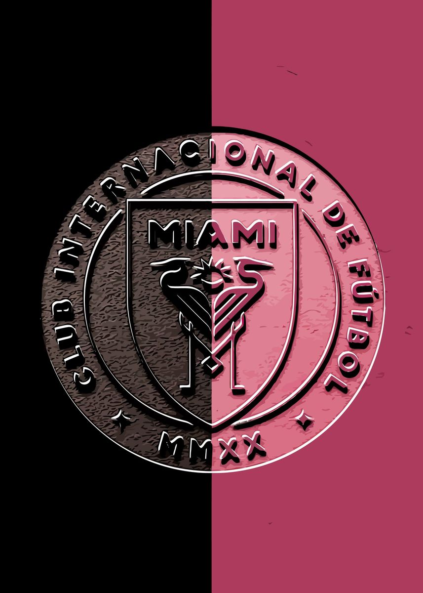 'Miami FC Logo' Poster, picture, metal print, paint by Roger | Displate
