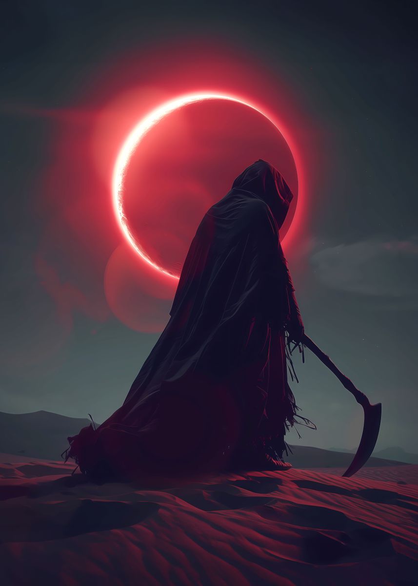'Black Reaper' Poster, picture, metal print, paint by Echelon IMG ...