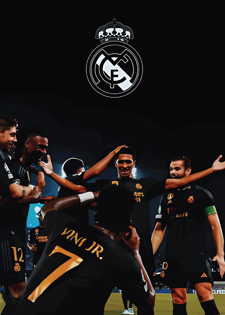'Trending Real Madrid ' Poster, picture, metal print, paint by ART JOY ...