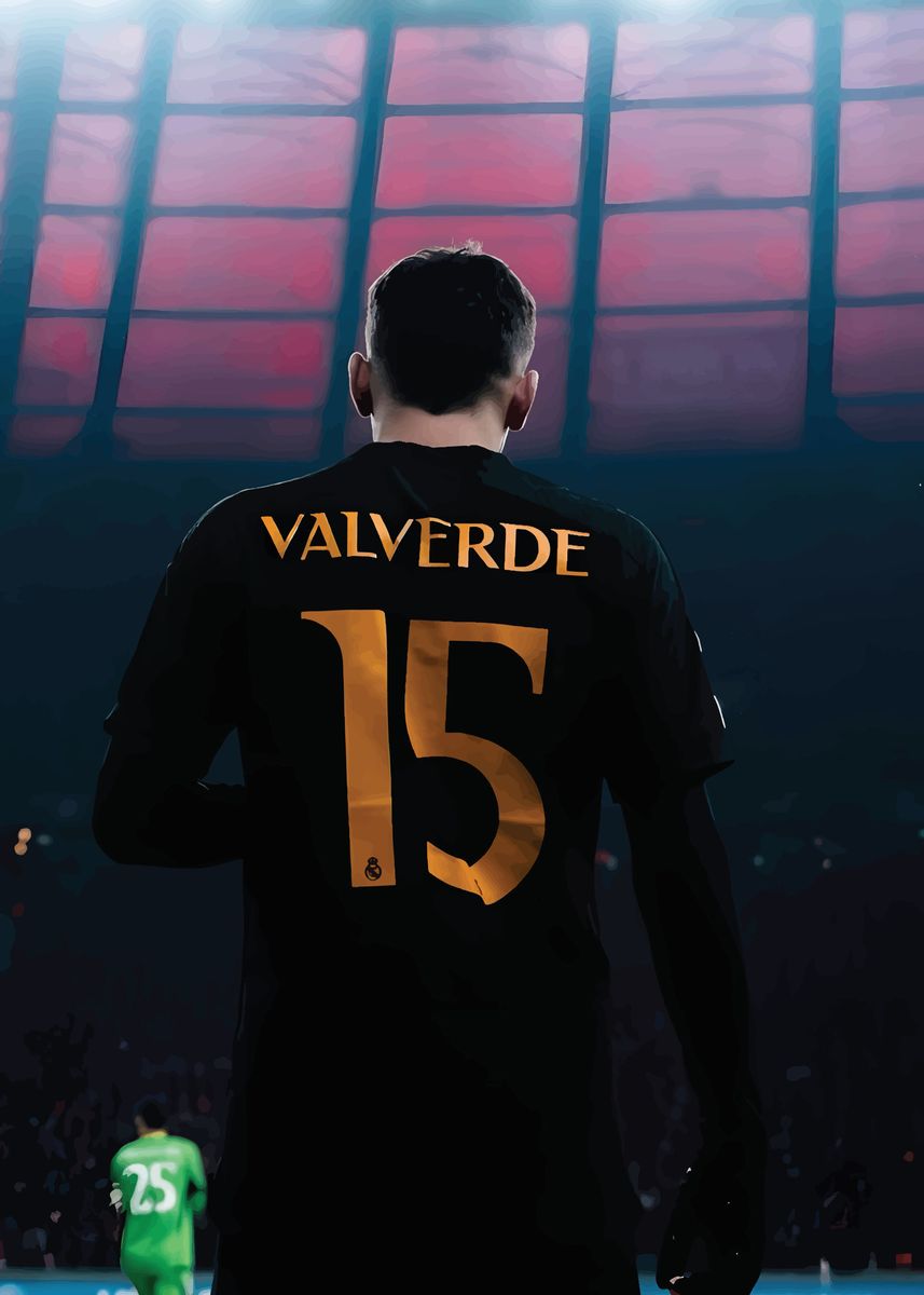 'Valverde player' Poster, picture, metal print, paint by Alex Romiro ...