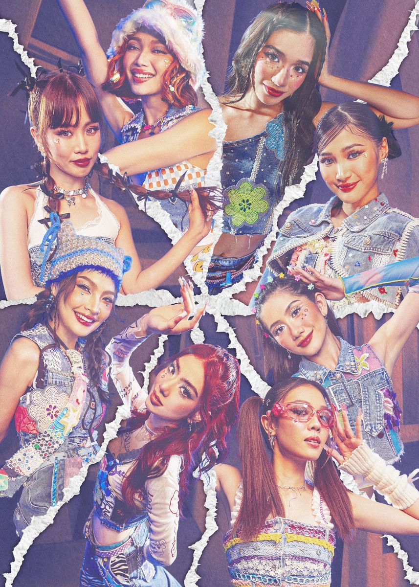 'BINI' Poster, picture, metal print, paint by vectoricky | Displate