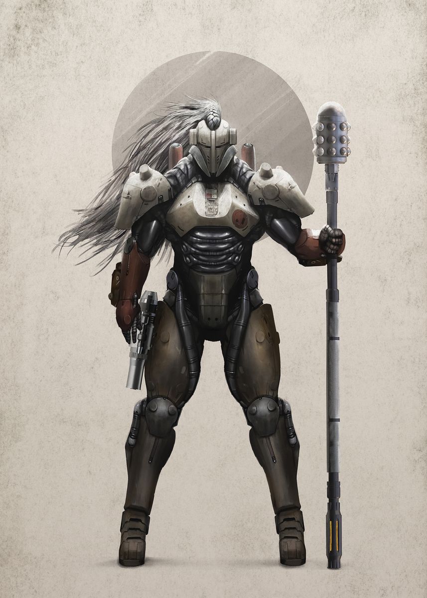 'Gen'dai Warrior' Poster, picture, metal print, paint by Star Wars ...