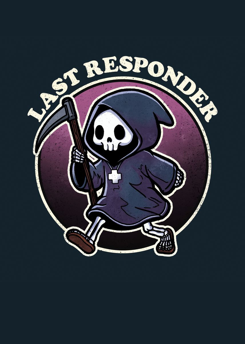 'Last Responder' Poster, picture, metal print, paint by Fanfreak | Displate