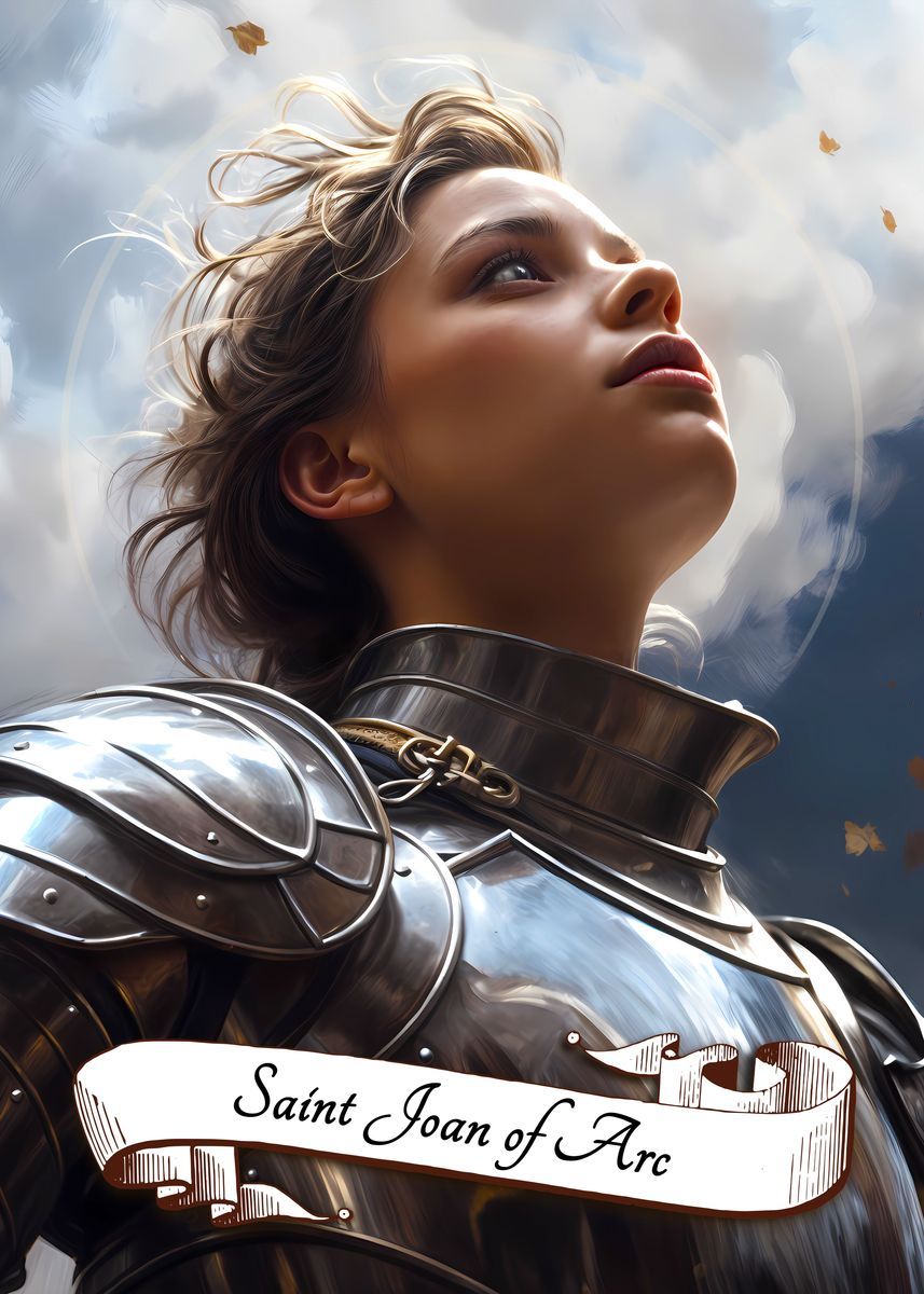 'Saint Joan of Arc' Poster, picture, metal print, paint by Jamestar ...