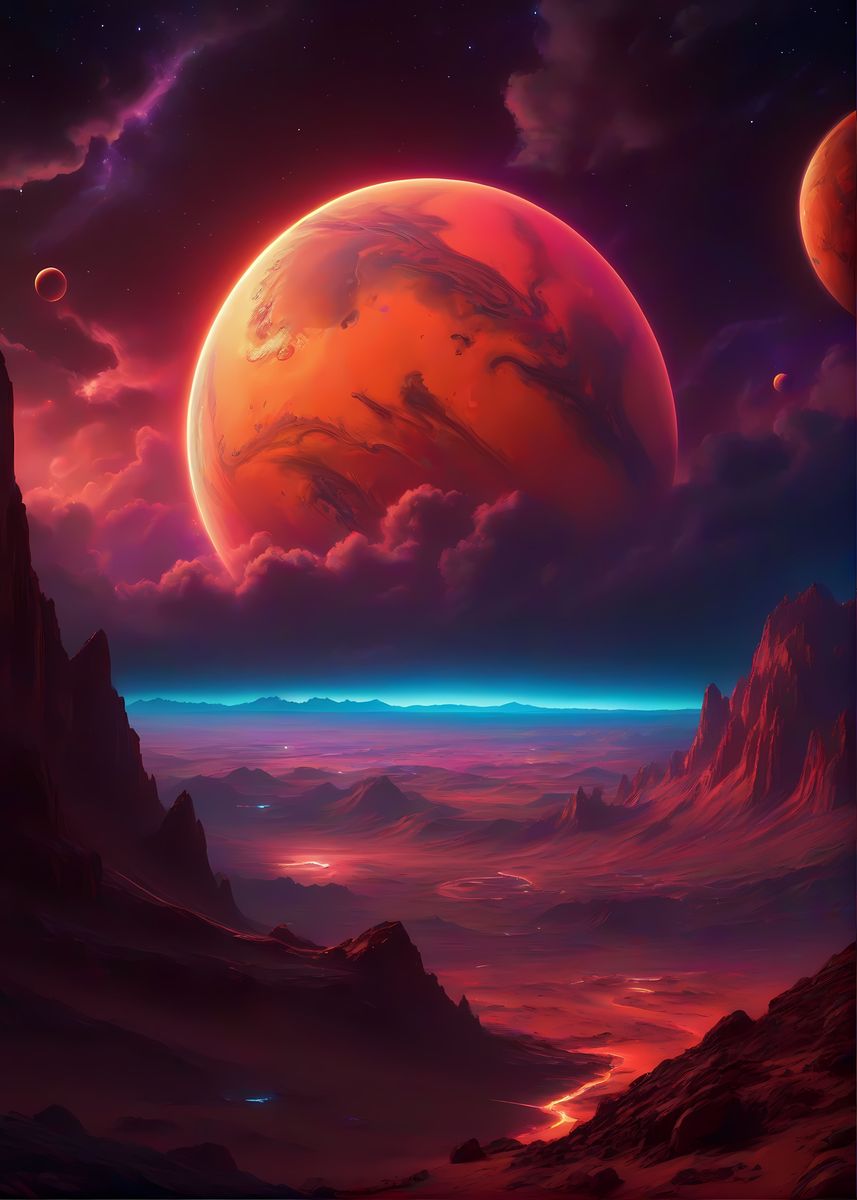 'Masterpiece Space' Poster, picture, metal print, paint by Gangster Art ...