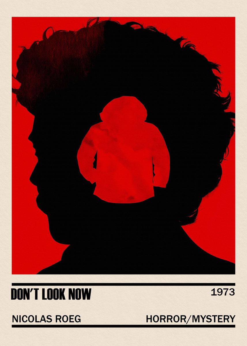 'Dont Look Now Minimalist' Poster, picture, metal print, paint by ...