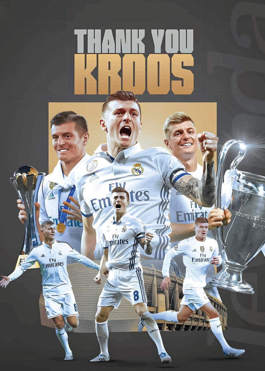 'thank you kroos ' Poster, picture, metal print, paint by Kim Gerald ...