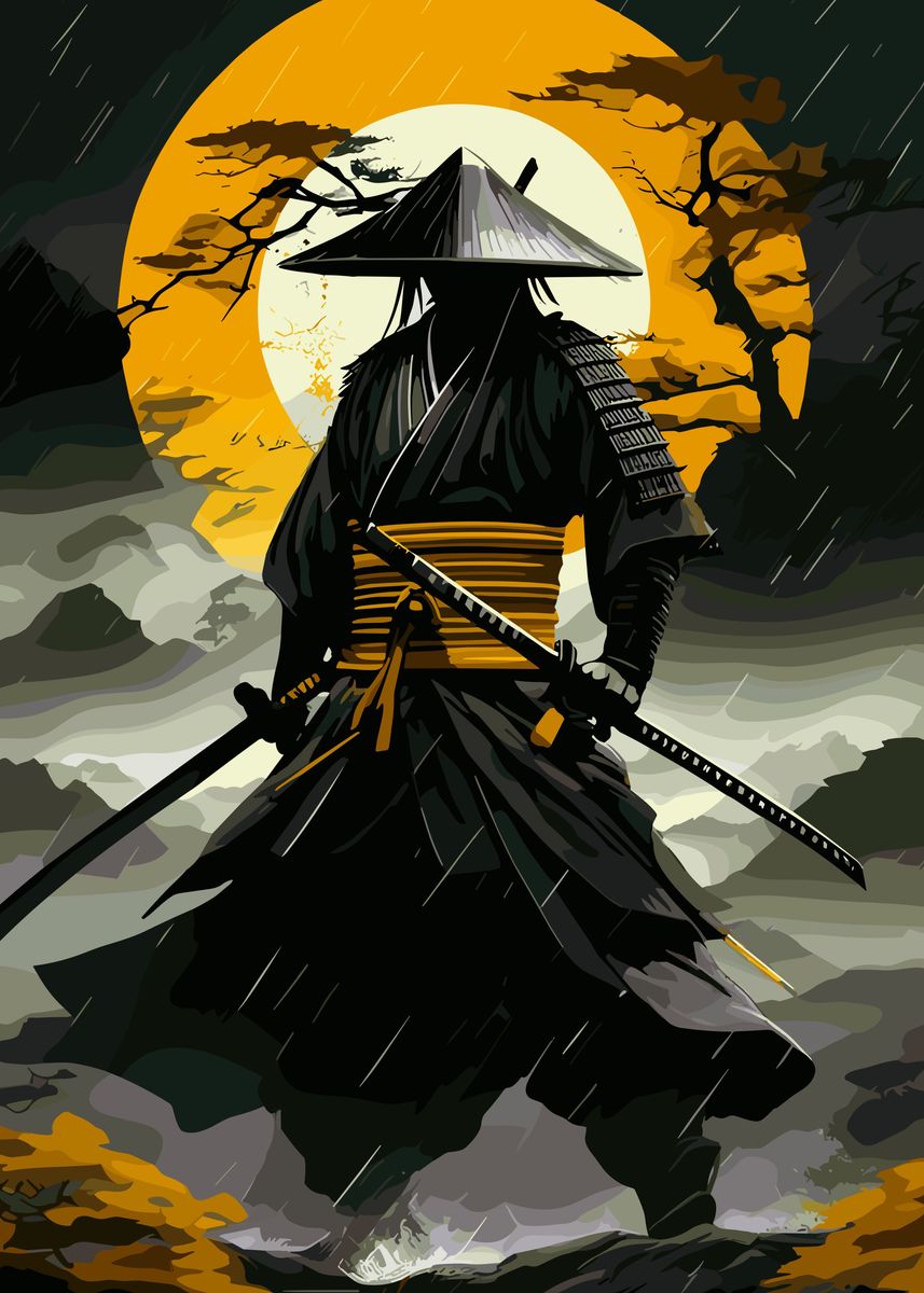 'samurai legends' Poster, picture, metal print, paint by Bucket ...