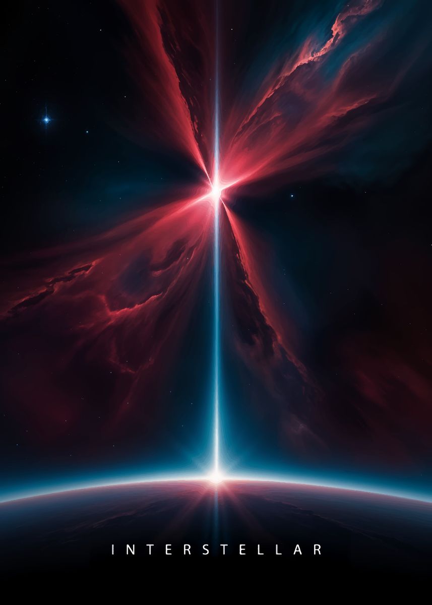 'Interstellar Black Hole' Poster, picture, metal print, paint by Sakura ...