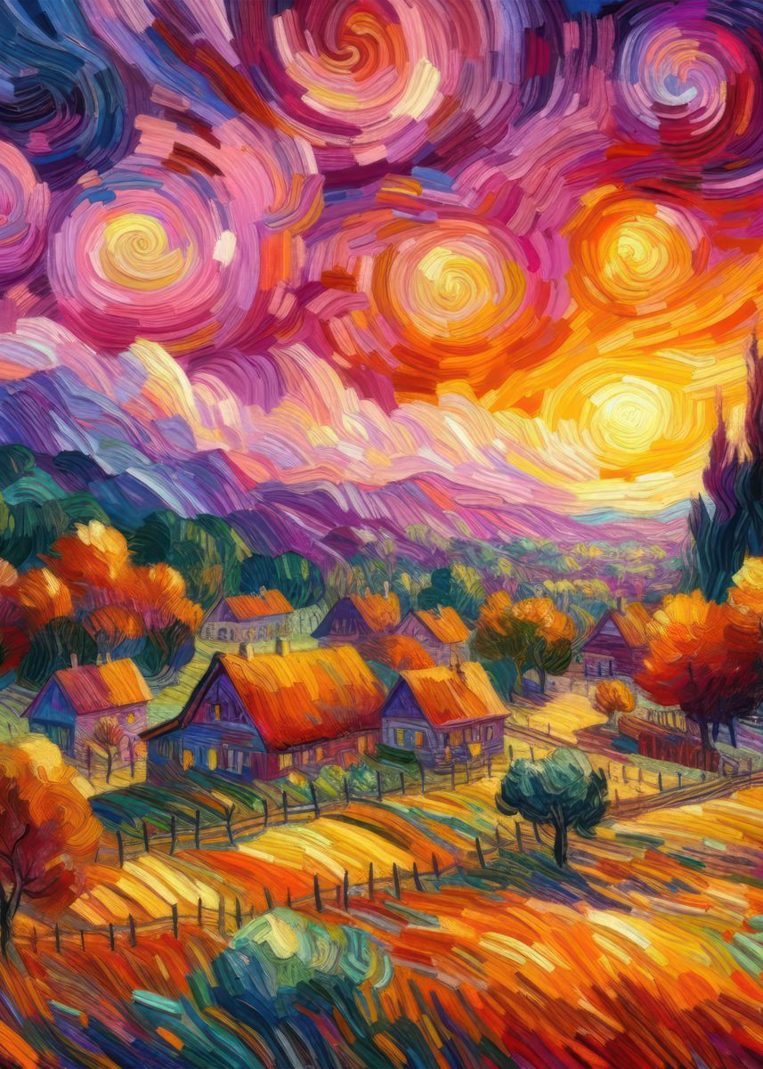 'Painting V10' Poster, picture, metal print, paint by Art Fundamentals ...