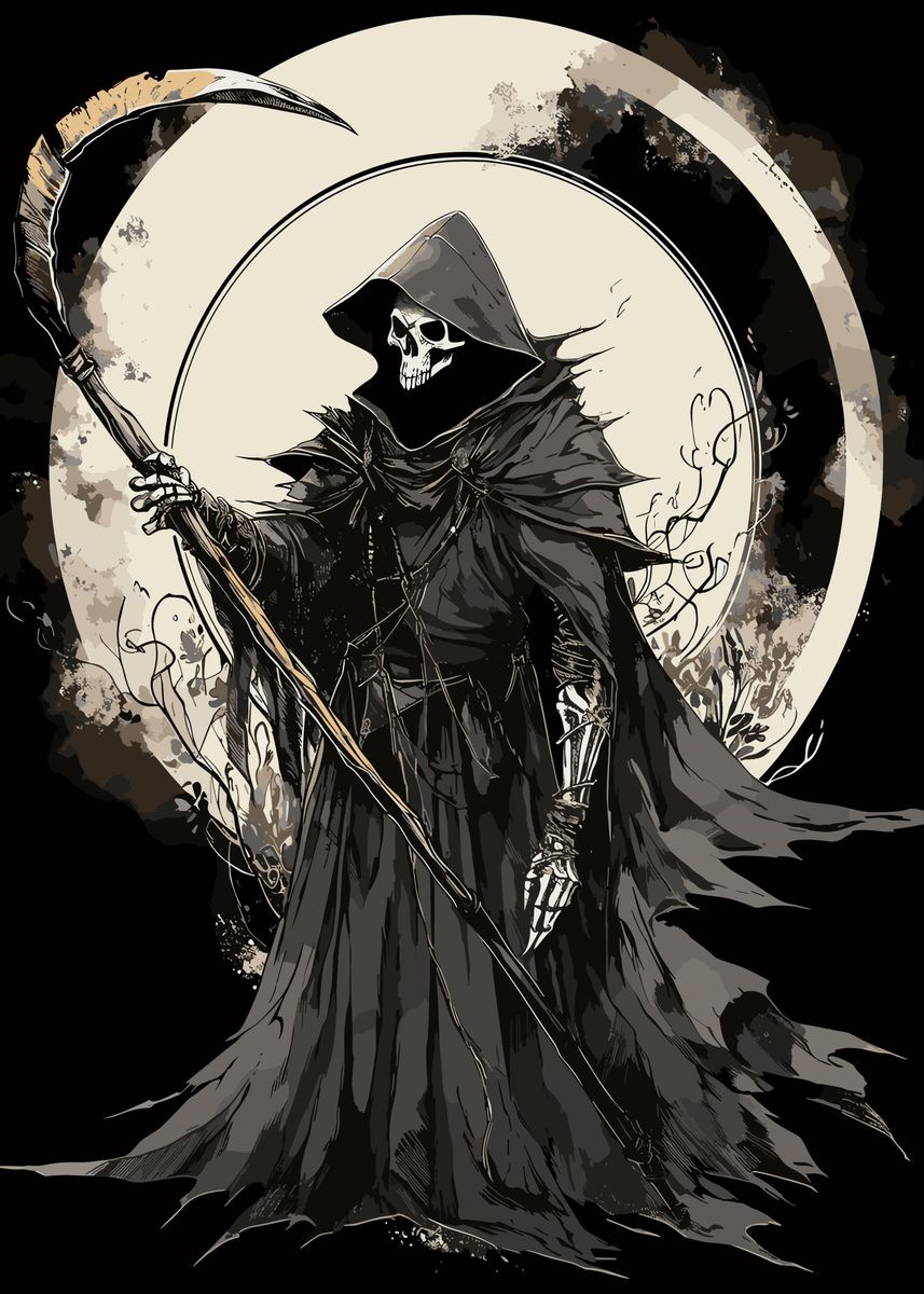 'Reapers Moon' Poster, picture, metal print, paint by Wonderful World ...