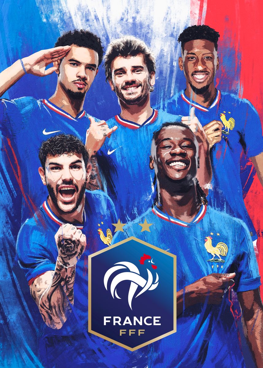 'Camavinga troop' Poster, picture, metal print, paint by French ...