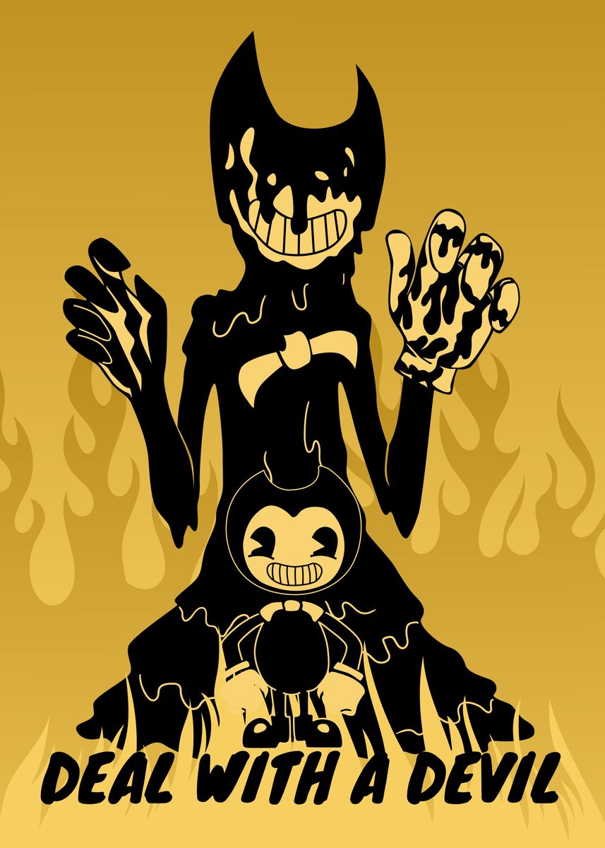 'deal with a devil' Poster, picture, metal print, paint by GPANSOR ...