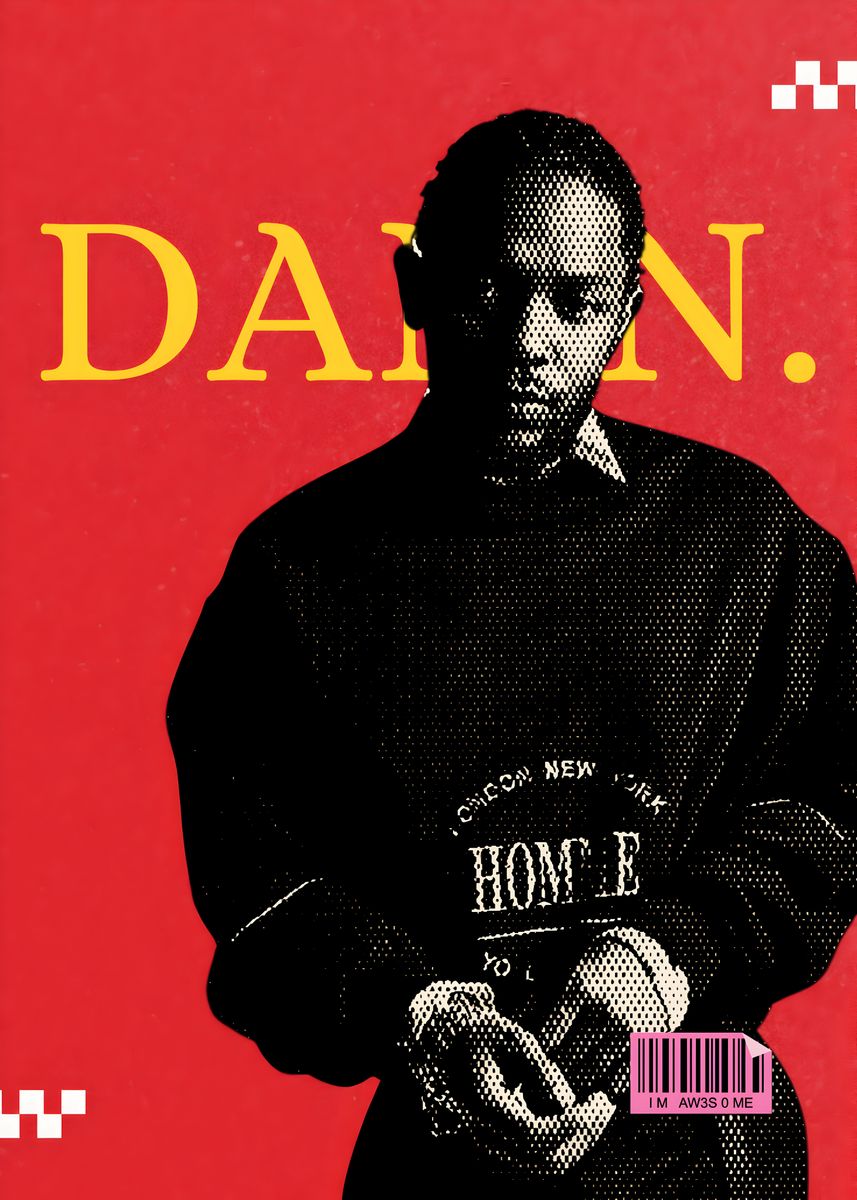 'Damn Album Cover' Poster, picture, metal print, paint by Ydha Anggara ...