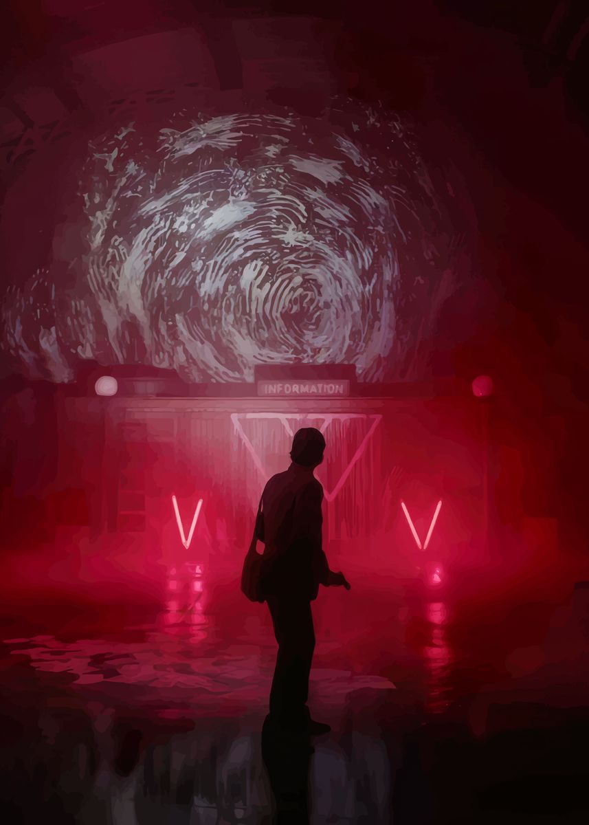 'alan wake' Poster, picture, metal print, paint by Stairo Art | Displate