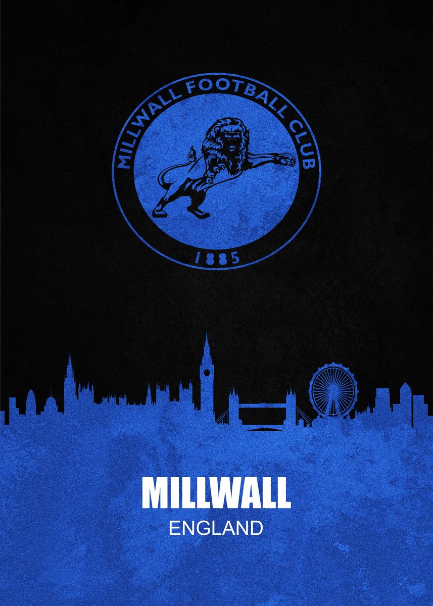 'Millwall City Skykine' Poster, picture, metal print, paint by Tracy ...