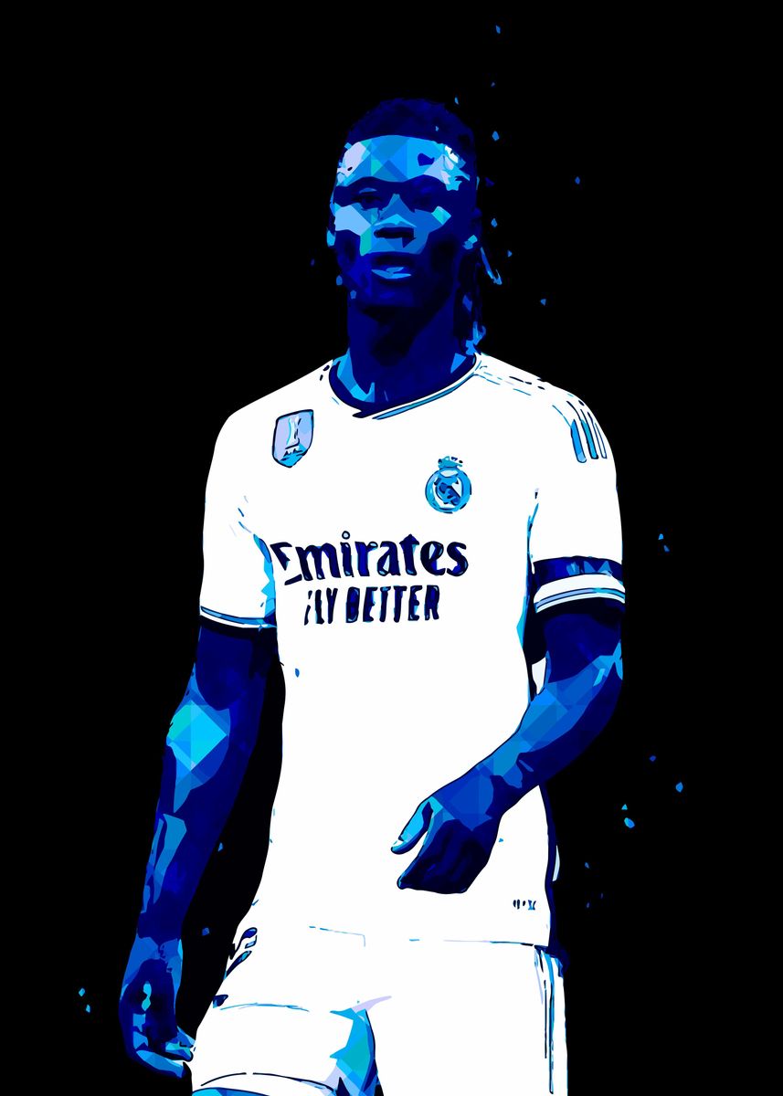 'E. Camavinga Pop Art' Poster, picture, metal print, paint by MASTER ...