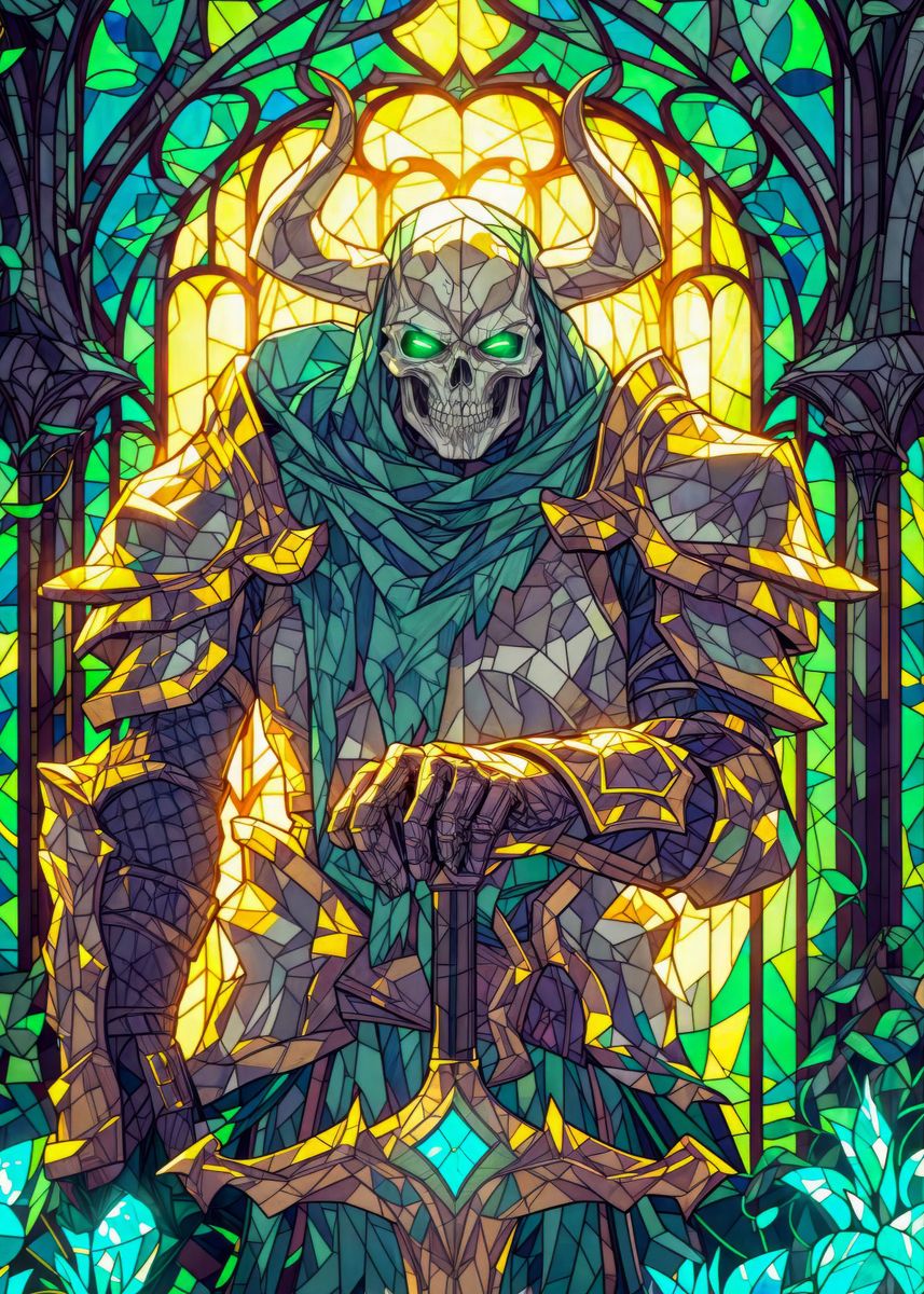 'Dark Overlord' Poster, picture, metal print, paint by Vizio | Displate