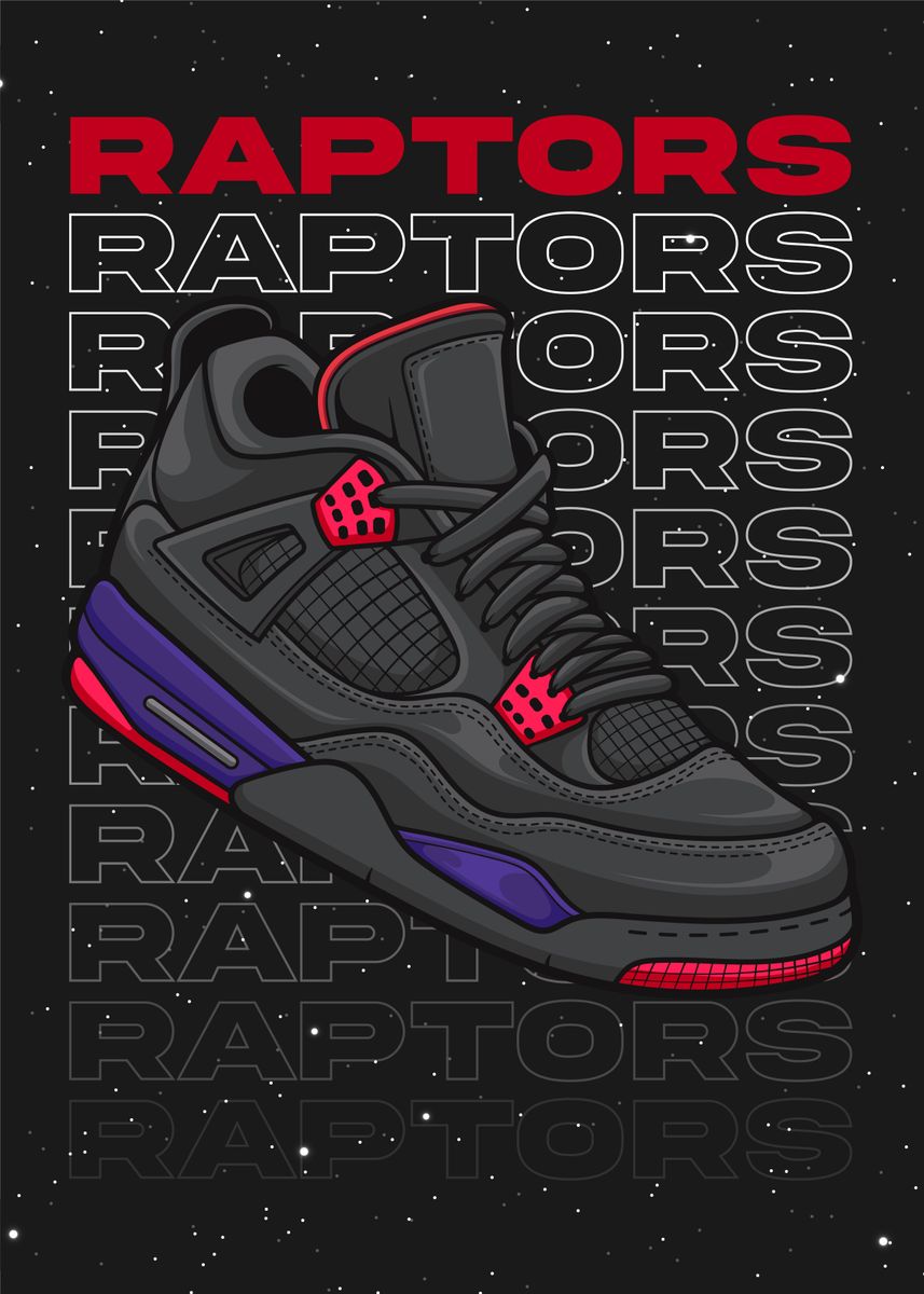 'Raptor Shoe' Poster, picture, metal print, paint by Berkah Jaya Poster ...