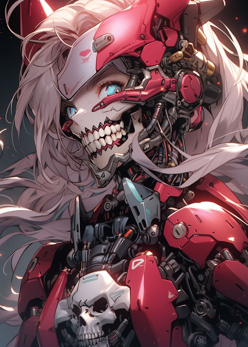 'Anime Futuristic Style art' Poster, picture, metal print, paint by ...