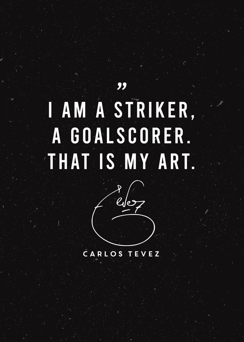 ' Carlos Tevez ' Poster, picture, metal print, paint by Angela Andrea ...